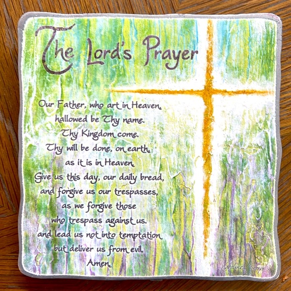 Accents | The Lords Prayer Metal Sign With Stand | Poshmark